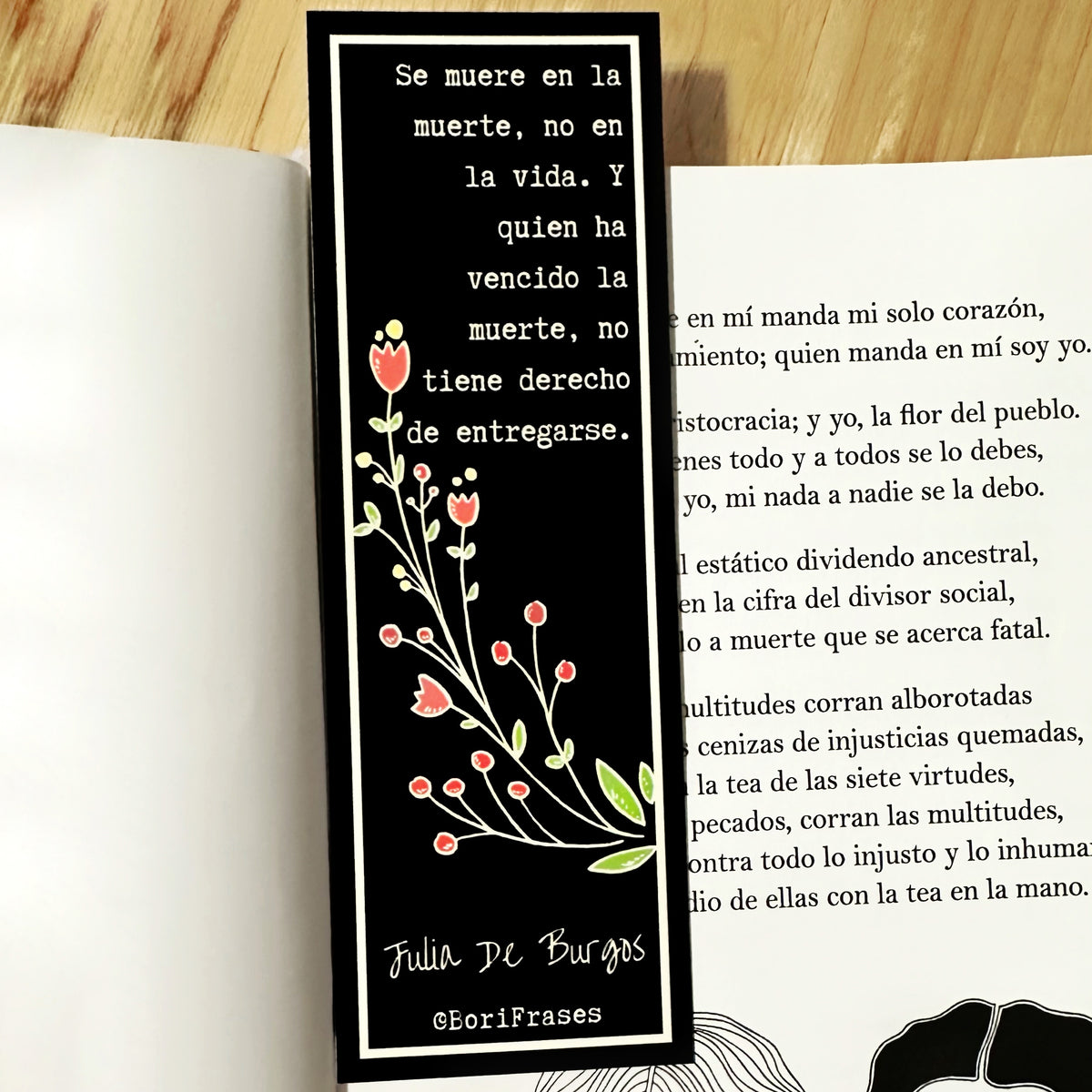 Marcadores de libros (Bookmarks) – BoriFrases