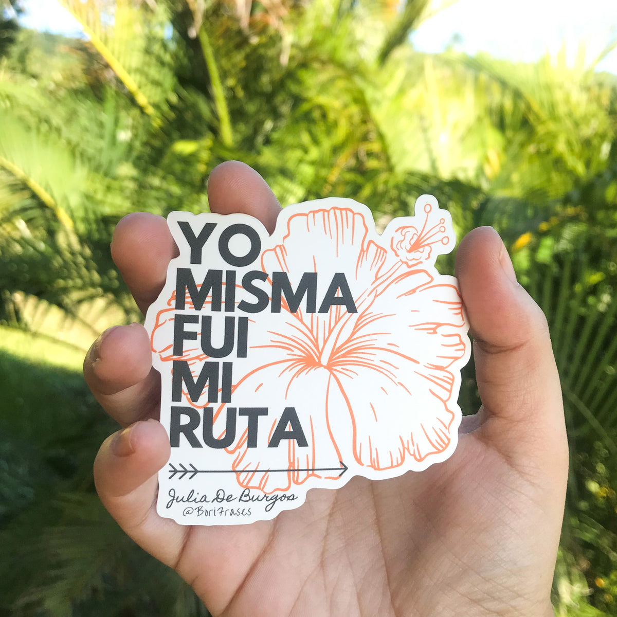 Julia De Burgos, Ruta (Sticker) – BoriFrases